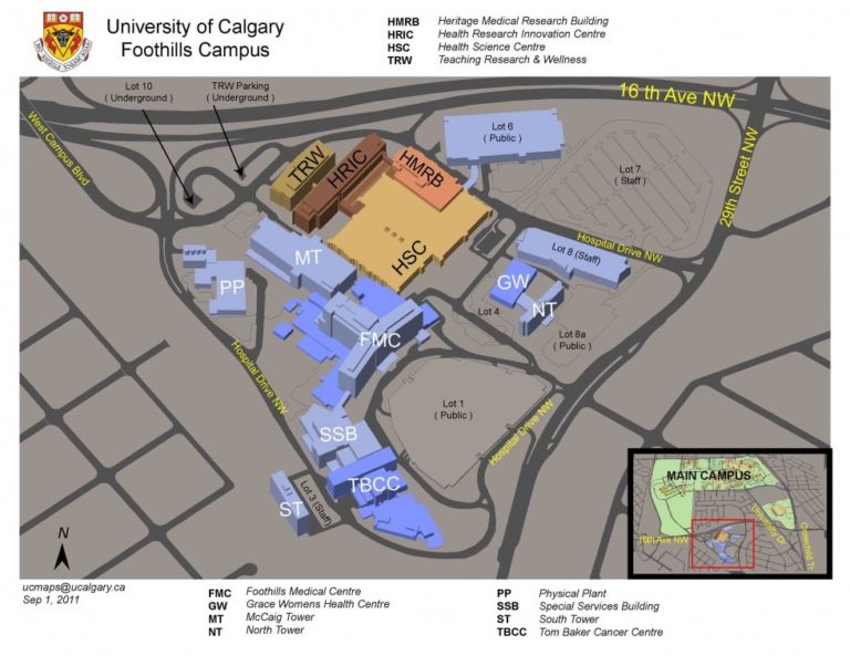 foothills-campus-map – Calgary Spartans Track and Field